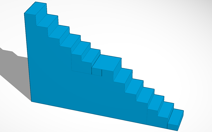 3D design Pointless Stairs - Tinkercad