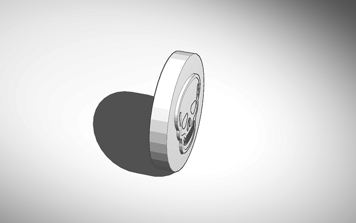 3D design coin - Tinkercad