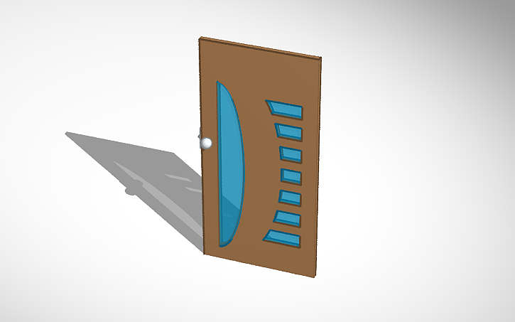 3D design Door - Tinkercad