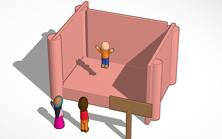 3D design Bouncy Castle - Tinkercad