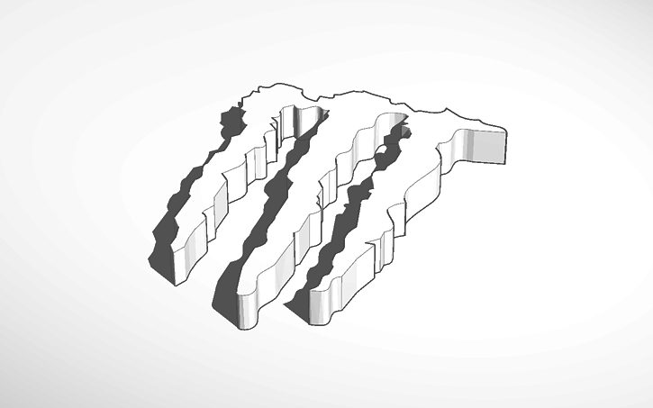 3D design Monster Logo - Tinkercad
