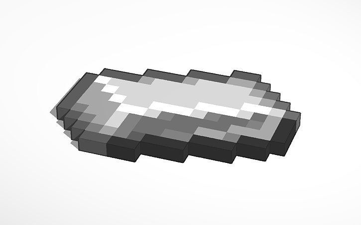 3D design Iron Ingot Minecraft Minecraft Minecraft Minecraft Minecraft ...