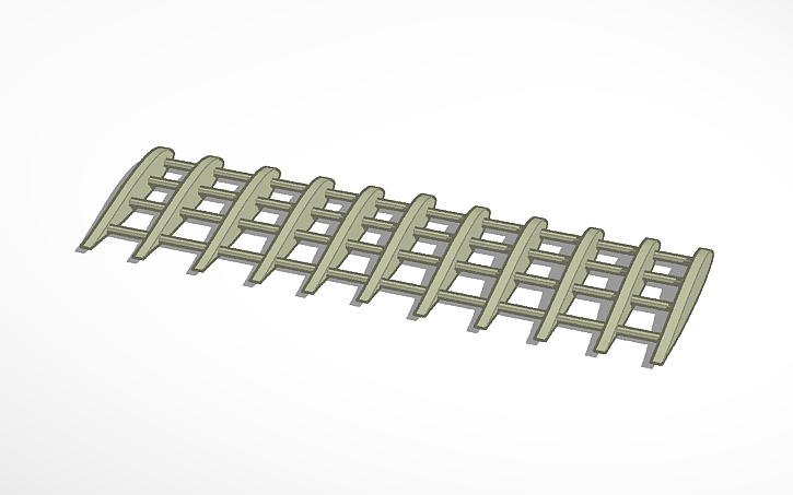 3D design Airfoil - Tinkercad