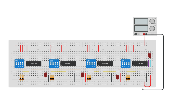 Circuit design TRABAJO VIRTUAL 1 4P MAFE DELGADO 7-1 | Tinkercad