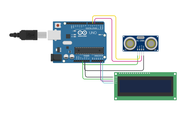 Circuit design Formulate distance of an object using an ultrasonic ...