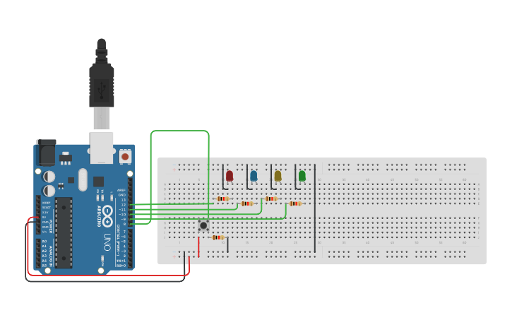 Circuit design lab2 ex2 - Tinkercad