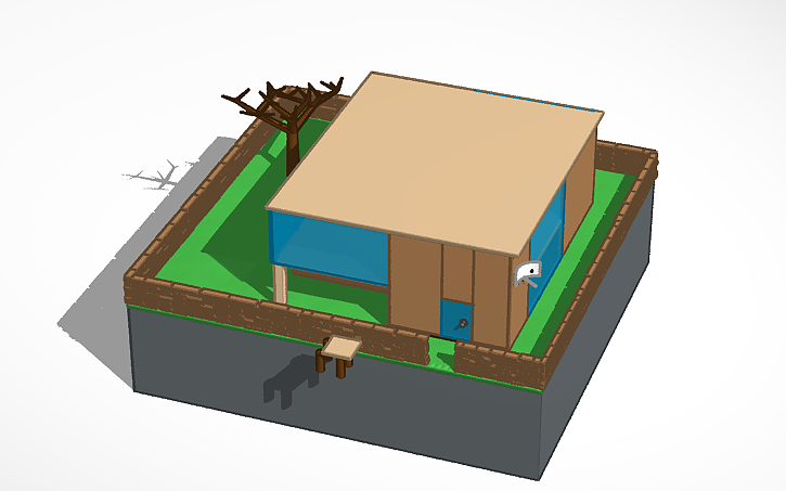 3D design Modern House | Tinkercad