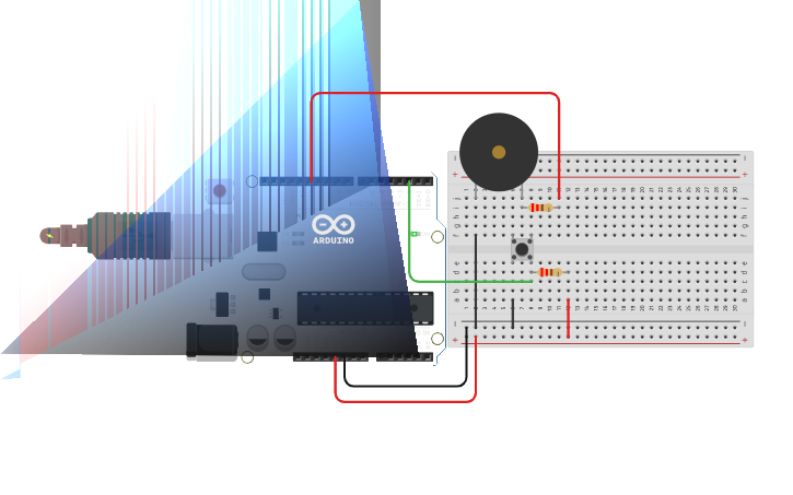 Circuit design Project 1 Buzzer - Nicholas Toledo | Tinkercad