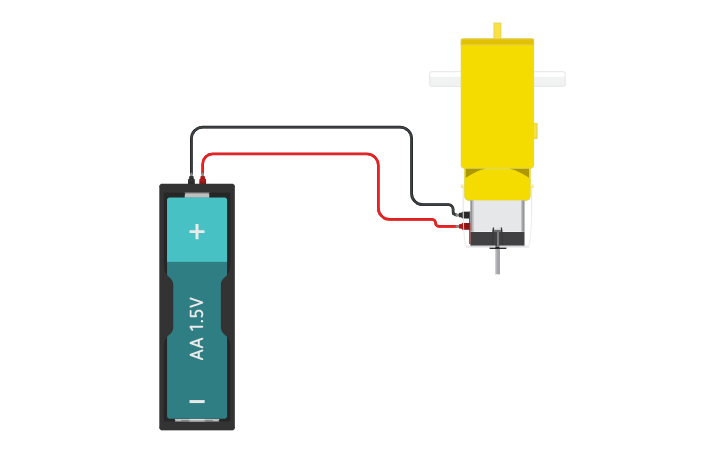 Circuit design Motor | Tinkercad