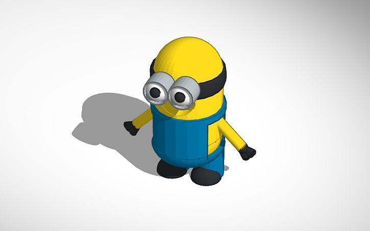 3D design Minions - Tinkercad