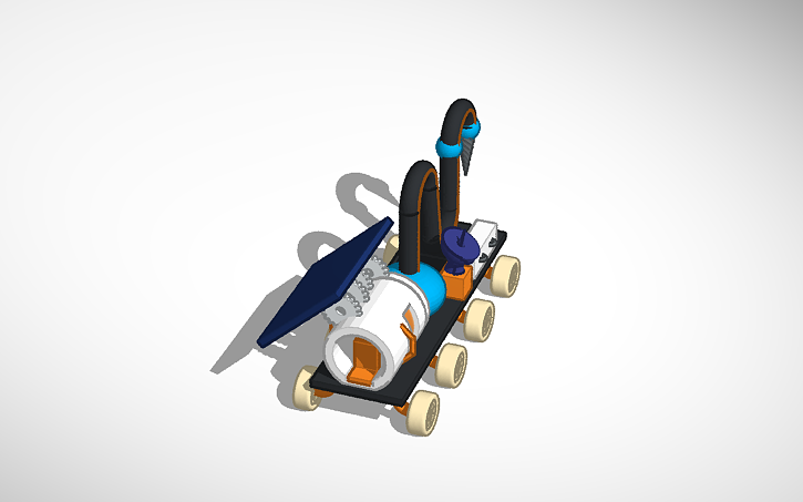 3D design Moon Rover - Tinkercad