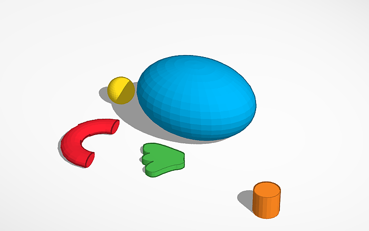 3D design Tinkercad 5 Shape Challenge - Tinkercad