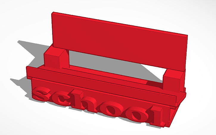 3D design computer stand - Tinkercad