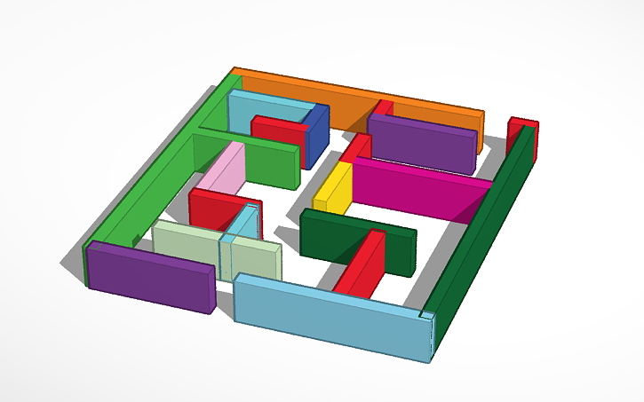 3D design mystery maze | Tinkercad