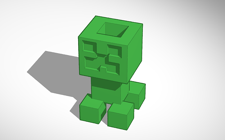 3D design creeper - Tinkercad