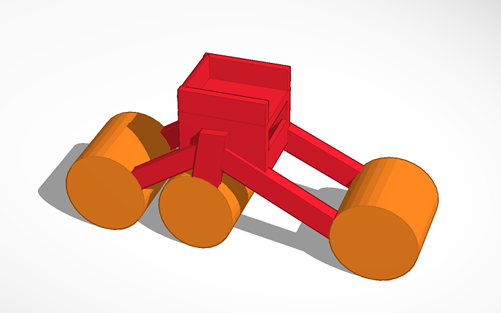 3d Design Steam Roller Tinkercad