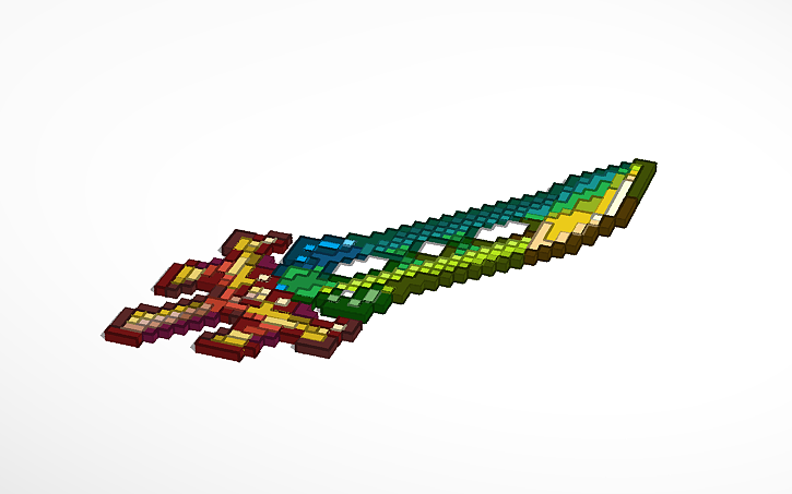 3D design Terraria Terrablade - Tinkercad