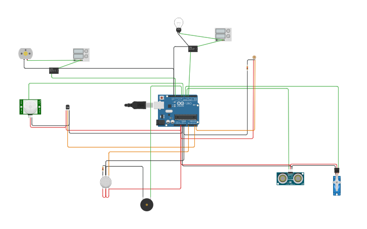Circuit Design Home Automation System Tinkercad