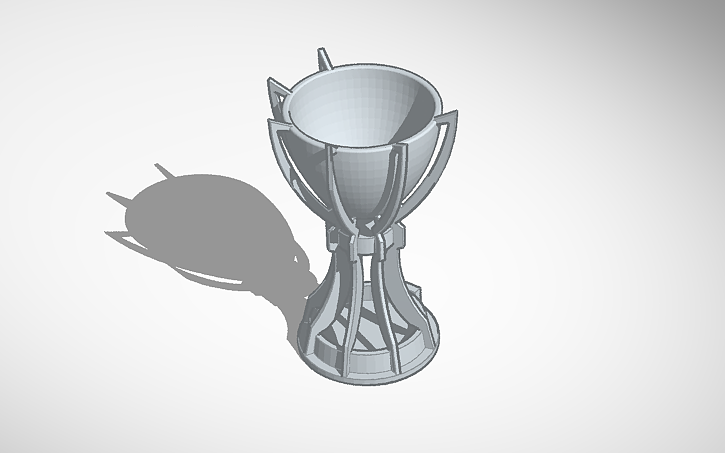 3D design NASCAR Championship trophy - Tinkercad