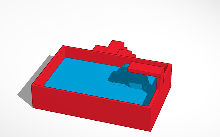 3D design Pool - Tinkercad