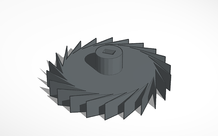 3D design roda - Tinkercad
