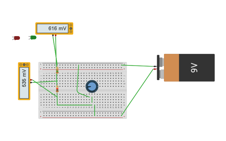 Circuit design Atividade com o KIT - Resistor | Tinkercad