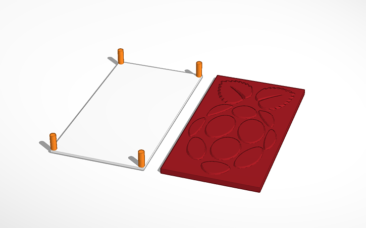 3D design Raspberry Pi zero case - Tinkercad