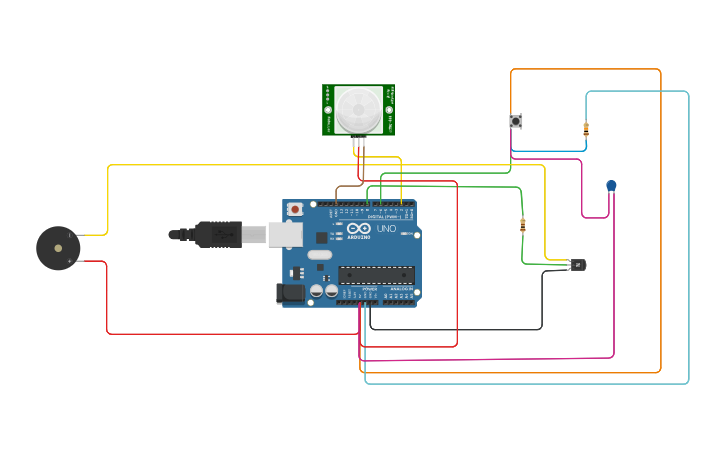 Circuit design alarm | Tinkercad