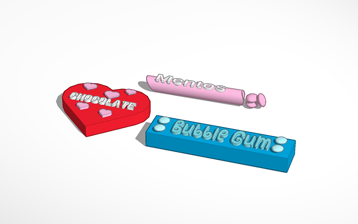 3D design Sweets | Tinkercad