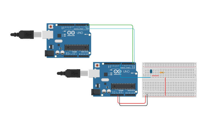 Circuit design Erick Andrean_PraktekRobotika_Serial Input Kontroller | Tinkercad