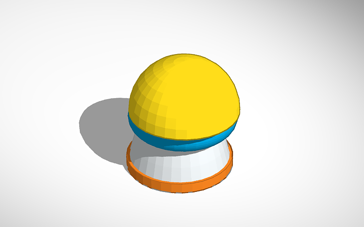 3D design witches magic ball - Tinkercad