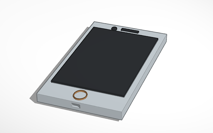 3D design Apple iPhone - Tinkercad