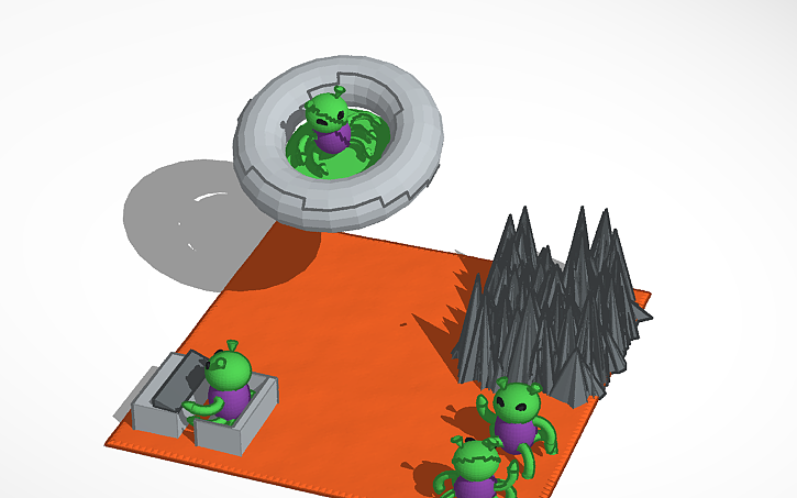 3D design інопланетяни | Tinkercad