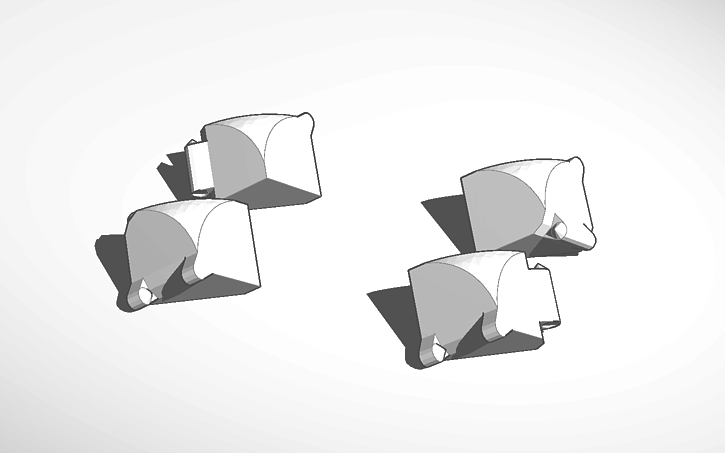 3D design Fidget Cube - Tinkercad