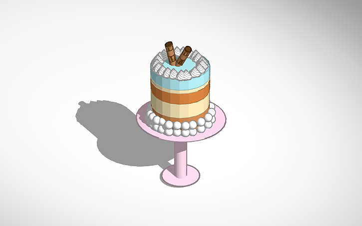 3D design Another cake~ | Tinkercad