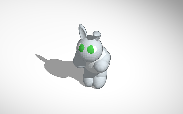 3D design Easter Bunny | Tinkercad