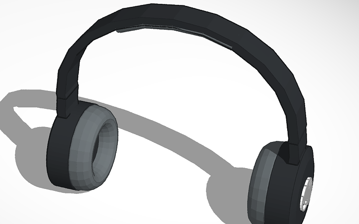 3D design Headphones - Tinkercad