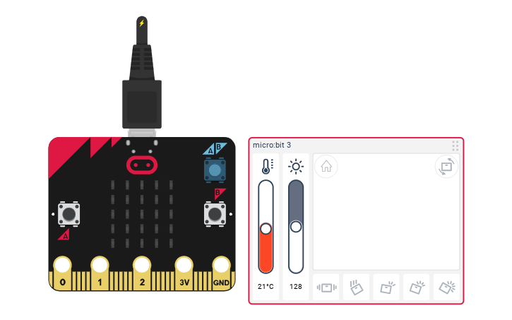 Circuit design MICRO BIT ANIMATION | Tinkercad