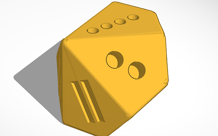 3D design Mayan D10 - Tinkercad