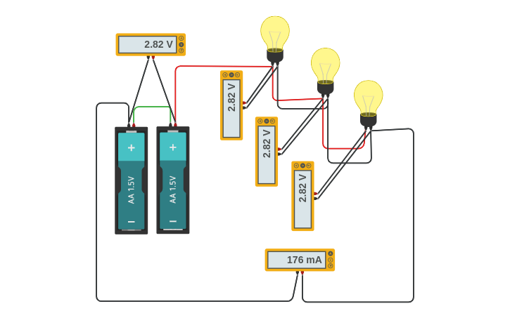 Circuit design Daniel 2D [2] - Tinkercad