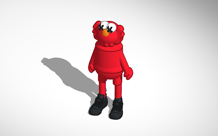 3D design kaws x elmo camron taylor | Tinkercad