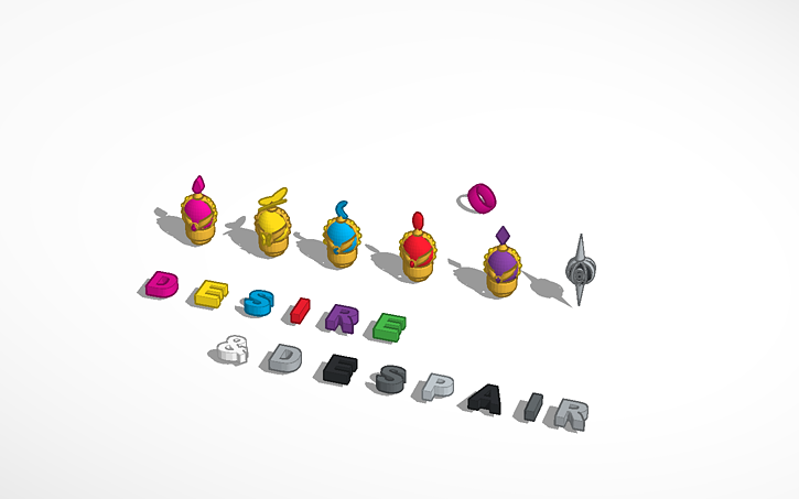 3D design ymhs105-112-20 soul gem＆ grief seed - Tinkercad