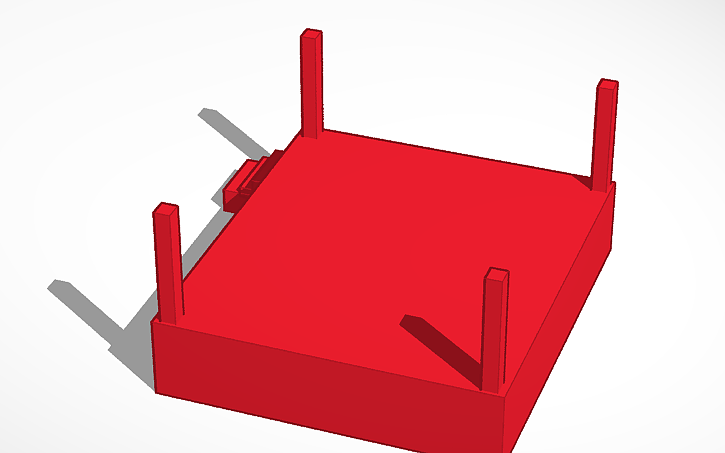 3D design Boxing ring - Tinkercad