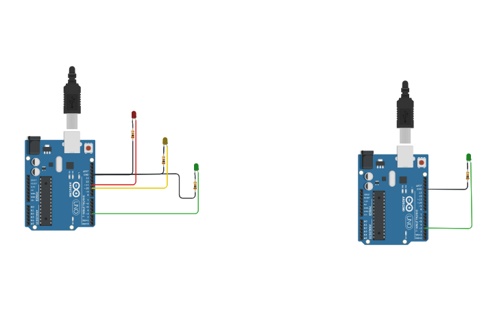 Circuit Design Semaforo Sin Proto Tinkercad