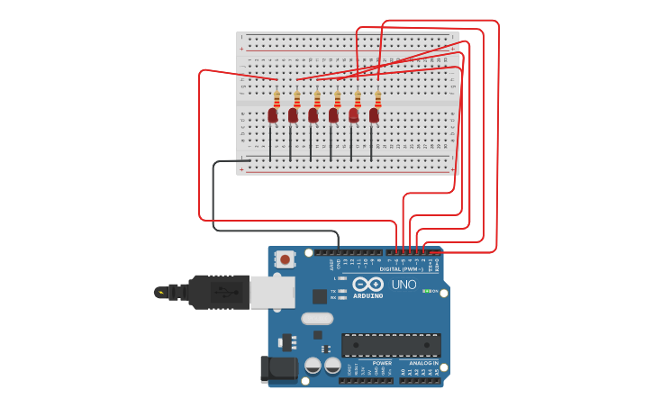 Circuit design pregunta 4 - Tinkercad