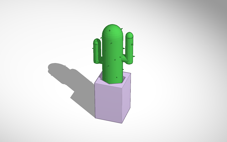 3D design Cactus - Tinkercad