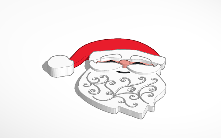 3D design Santa - Tinkercad