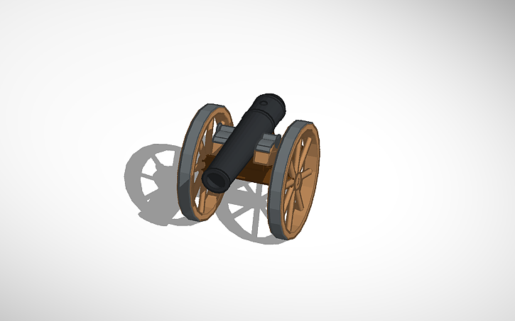 3D design Cannon - Tinkercad
