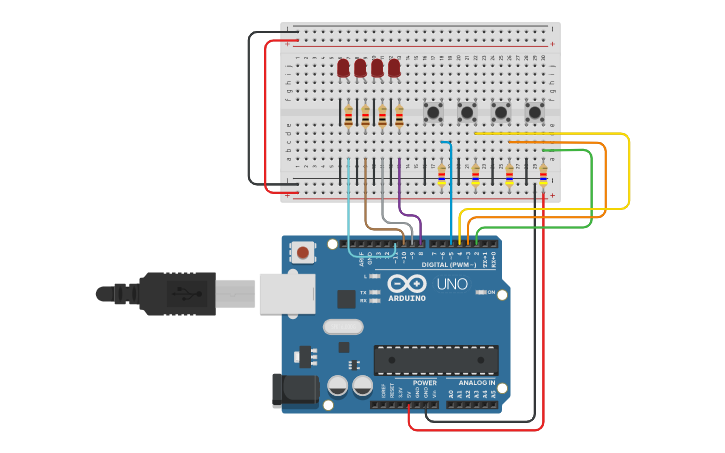 Circuit design Entregable 5-GUIA 1 - Tinkercad