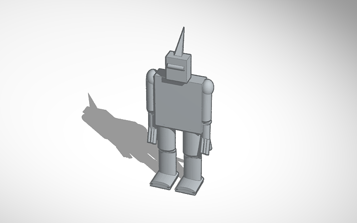 3D design Futuristic Robot - Tinkercad